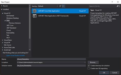 asp core crud operations with paging sorting