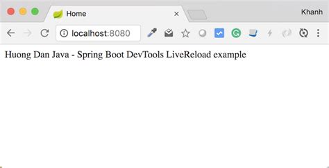 introduction about devtools in spring boot huong dan java