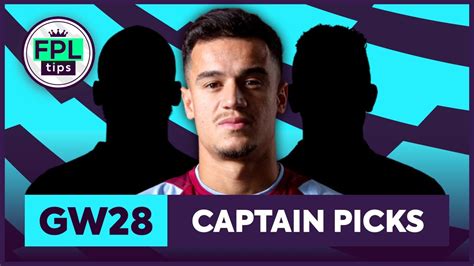 Fpl Gw28 Captaincy Picks Coutinho Vs Raphinha Double Gameweek 28