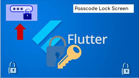 flutter tutorial how to use pass code lock screen flutter plugin for