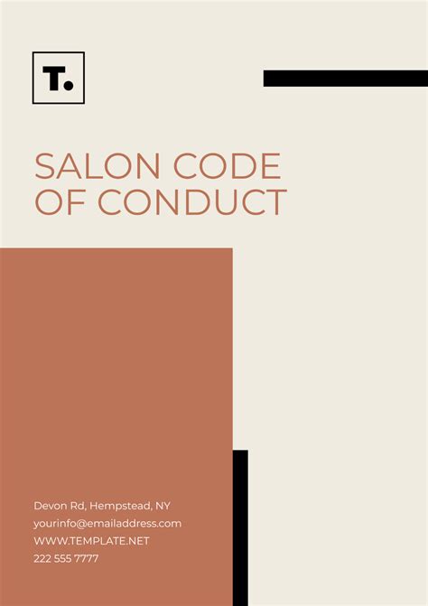 Free Code Of Conduct Templates And Examples Edit Online And Download