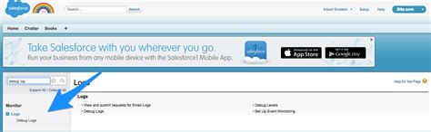 debugging apex with salesforce s debug logs and checkpoints