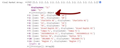 javascript how do i traverse an array of objects and find the number