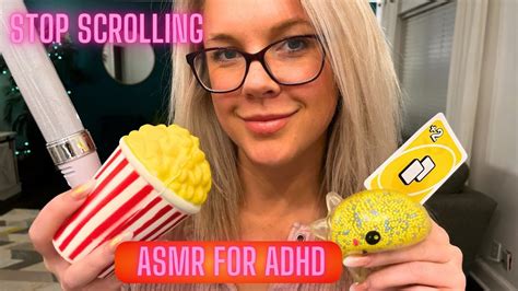 Asmr For Adhd 🧐 Fast Triggers Every Minute ⏰ To Help You Focus 🧠
