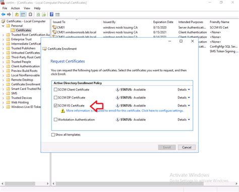 how can i replace an expired iis certificate in a pki enabled configmgr