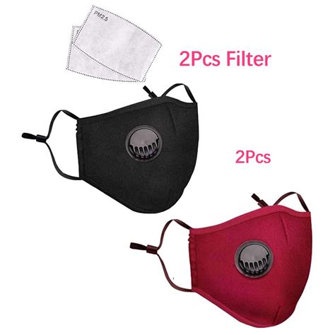 Buy Pm2 5 Anti Dust Reusable Mouth Face Masks Mouth Cover Carbon Filter