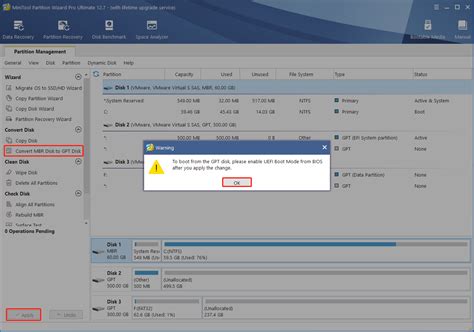 fix mbr2gpt cannot create efi system partition error 0x000036b7