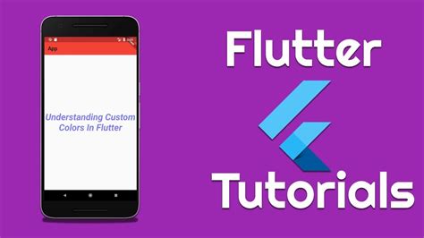 flutter working with colors in flutter flutter tutorials by desi