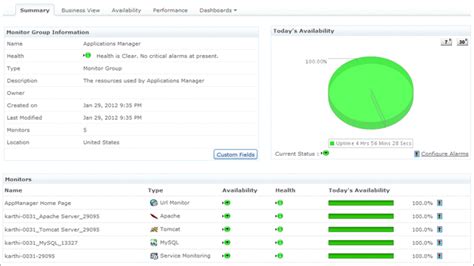 applications management application monitoring server monitoring