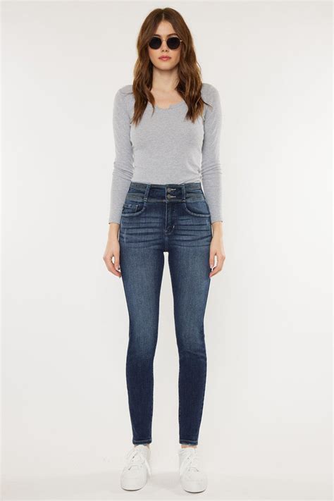 Valerie Ultra High Rise Super Skinny Jeans Official Kancan Usa