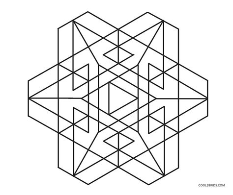 Dibujos De Geométricas Para Colorear Páginas Para Imprimir Gratis