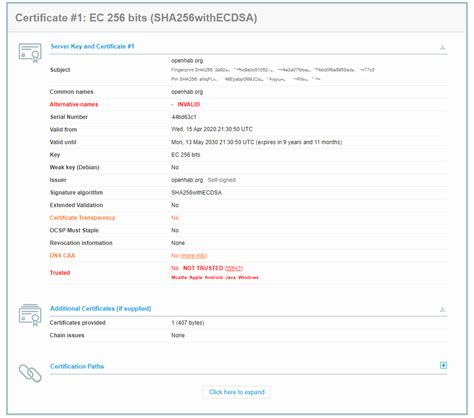reverse proxy certificate not trusted beginners openhab community