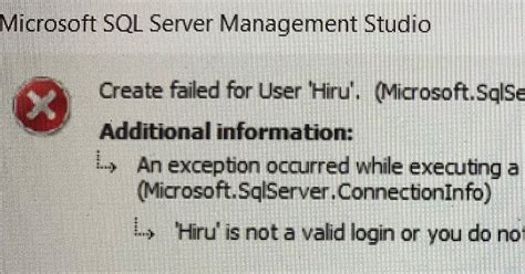 sql server error while creating user hot sex picture