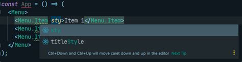 reactjs how can i get intellisense autocompletion on compound react