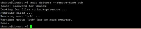 deleting a user account ubuntu server cookbook