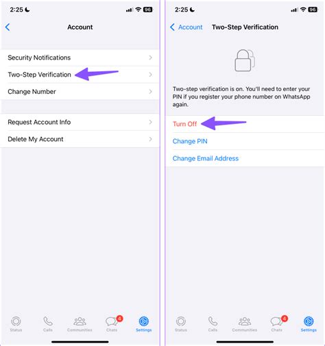 How To Remove Two Step Verification Pin In Whatsapp Guiding Tech