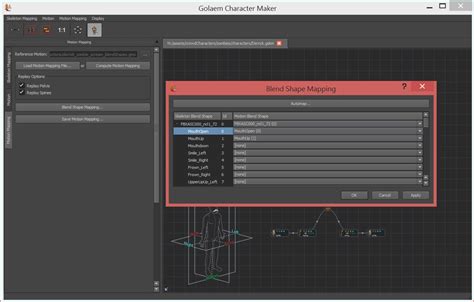 using blend shapes golaem