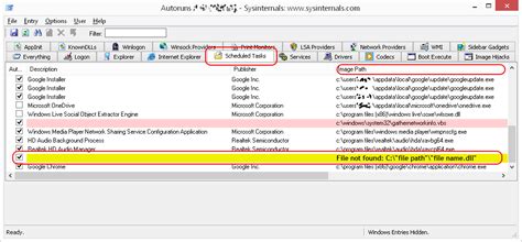 filename dll could not be found error from rundll dll