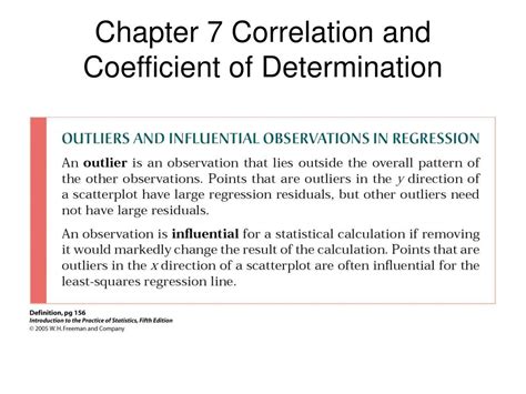 Ppt Chapter 6 Prediction Residuals Influence Powerpoint