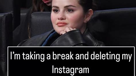 Selena Gomez Threatens To Delete Her Instagram Account Newsfinale
