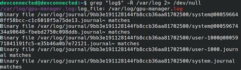 find text in files on linux using grep devconnected