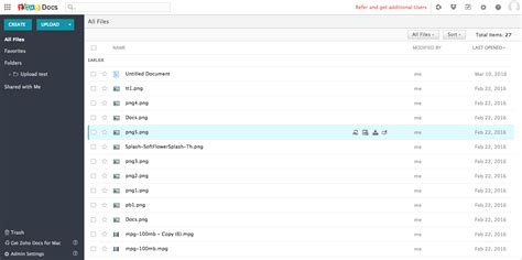 getting started with zoho docs user guide