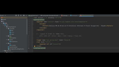 [spring boot mybatis jsp] 13 logback spring slf4j