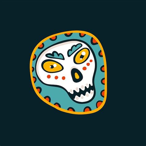 Dia De Los Muertos Dia Dos Mortos Vetor Premium