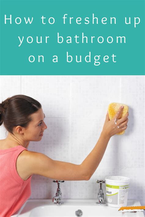 How To Freshen Up Your Bathroom On A Budget Budget Bathroom Freshen
