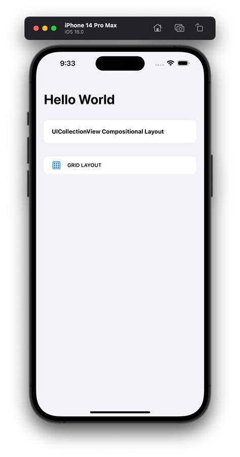 uicollectionview compositional layout