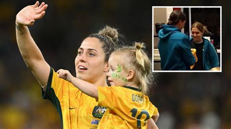 Sam Kerrs Emotional Gesture As Matildas Teammate Katrina Gorry Drops