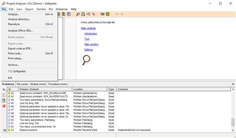 download project analyzer 10 3 01