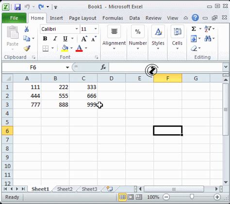 abc microsoft excel 2010 cell delete cell s
