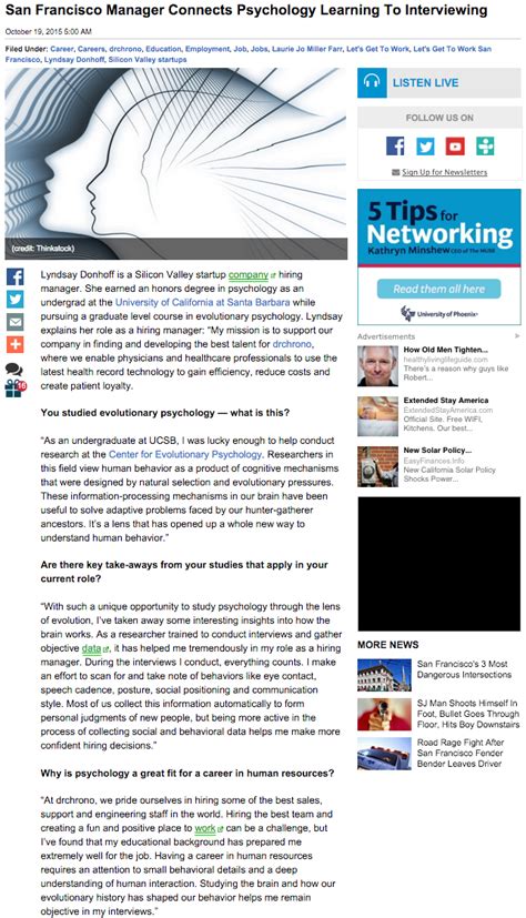 check out this great article on lyndsay who does hiring at drchrono