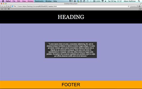 header vertical and horizontal div centering and