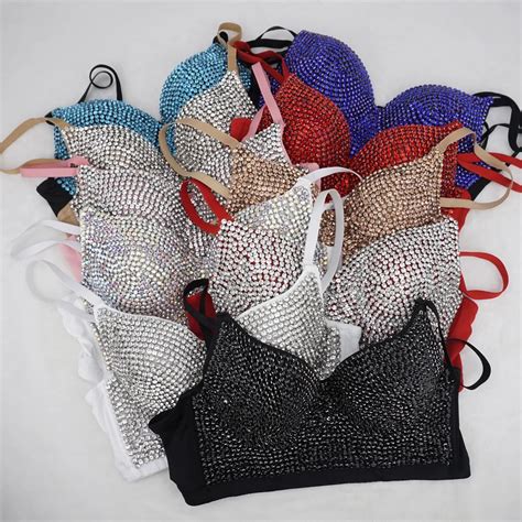New Hand Made Pearls Bralet Corselets Short Women S Bustier Bra Cropped