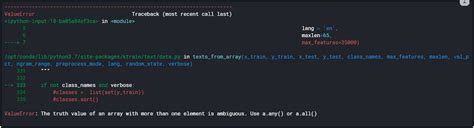python valueerror the truth value of an array with more than one