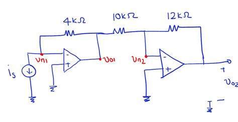 Solved For This Cascaded Op Amp Circuit Find 1 The The