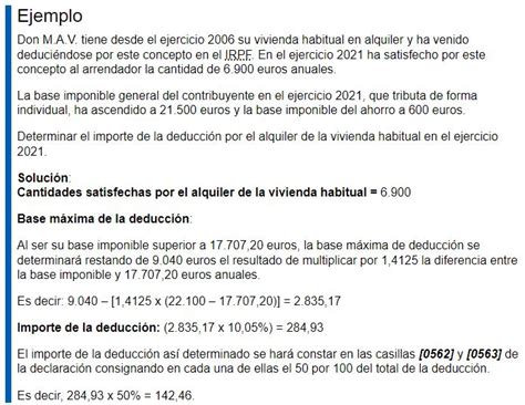 Renta 2021 2022 Qué Deducciones Tienes Por El Alquiler En La Declaración