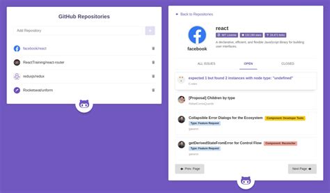github lukemorales react github repo list list your