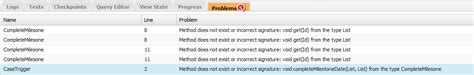apex method does not exist or incorrect signature void