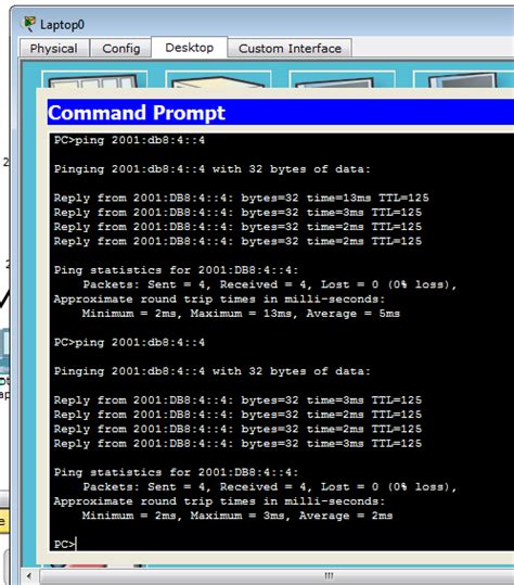 コンプリート！ ping ipv6 packet tracer pc 289062 ping ipv6 packet tracer pc