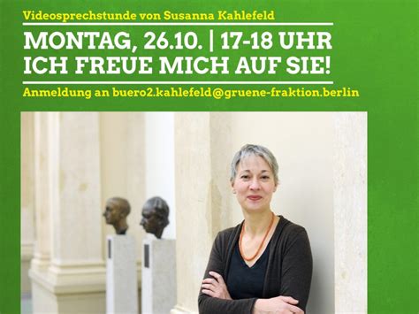 online videosprechstunde mit susanna kahlefeld grüne