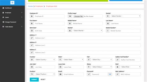 human resource management system in php codeigniter for free mobile