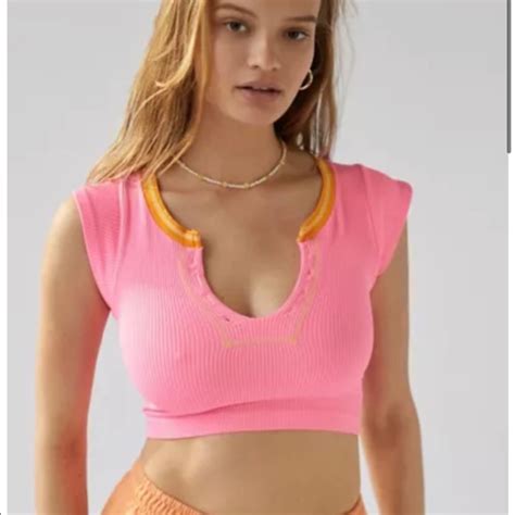 Urban Outfitters Tops Out From Under Go For The Gold Seamless Top