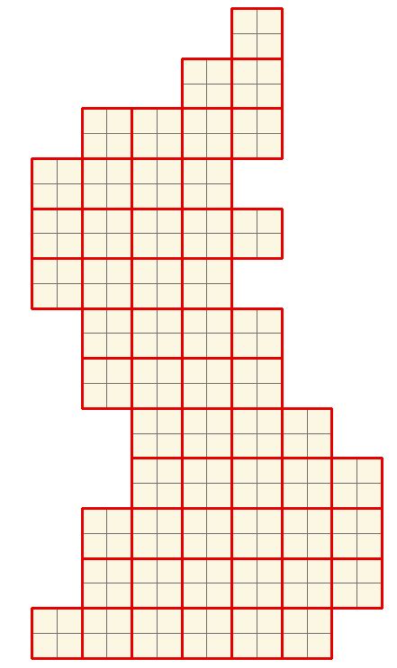 [gis] split multiple polygons into equal squares math solves everything