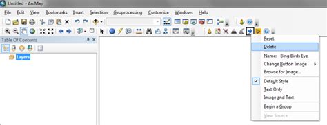 arcgis desktop tutorial on customizing arcmap toolbars and keyboard