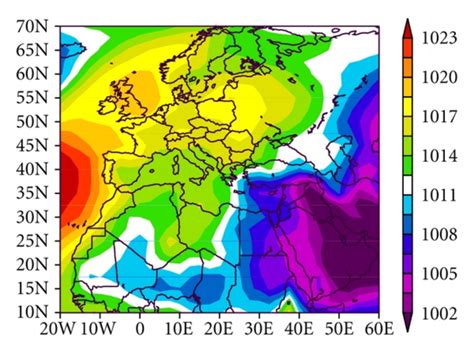 Meteorological Fields From Ncep Ncar Reanalysis The Anomalies Are