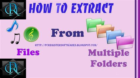 extract files from multiple folders in 30 seconds together easy and fast