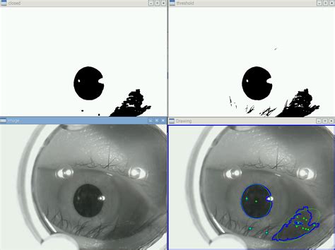 pupil detection in opencv and python stack overflow